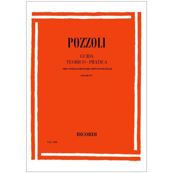Guida Teorico-Pratica 3-4 - Pozzoli Ed Ricordi - Vicini Musica
